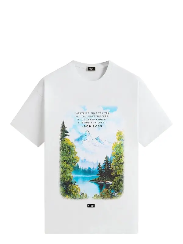 Kith For Bob Ross Inspiration Vintage Tee - White