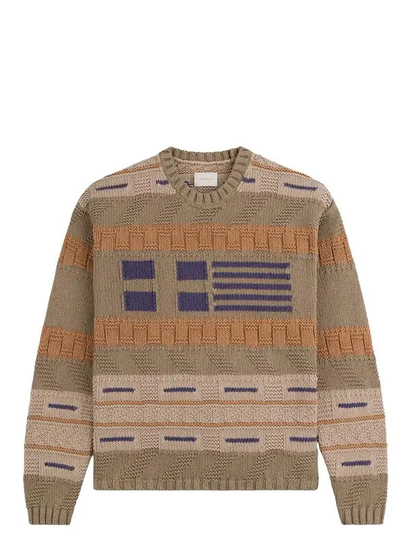 Aimé Leon Dore Simaía Crewneck Sweater - Brown