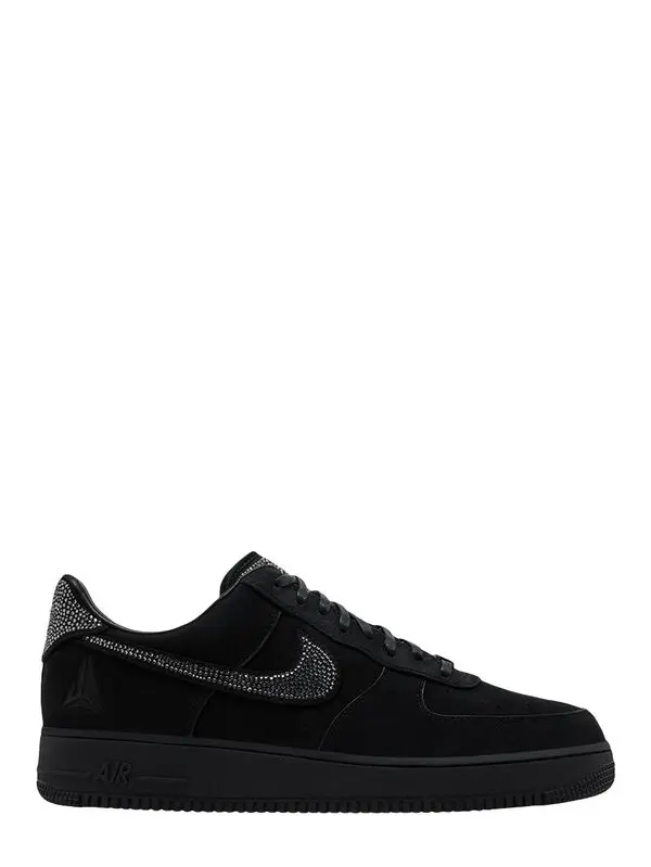 Nike Ja Morant X Swarovski X Air Force 1 Low Lx Metallic Silver - Black