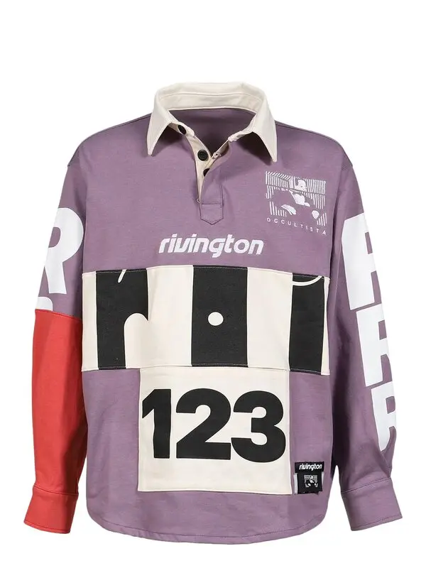 RIVINGTON ROI REBIS Apocrypha Rugby Top - Purple