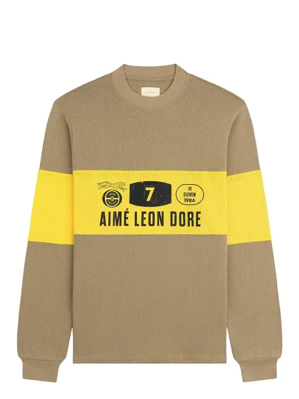 Aimé Leon Dore Long-sleeve Rally Tee - Tan