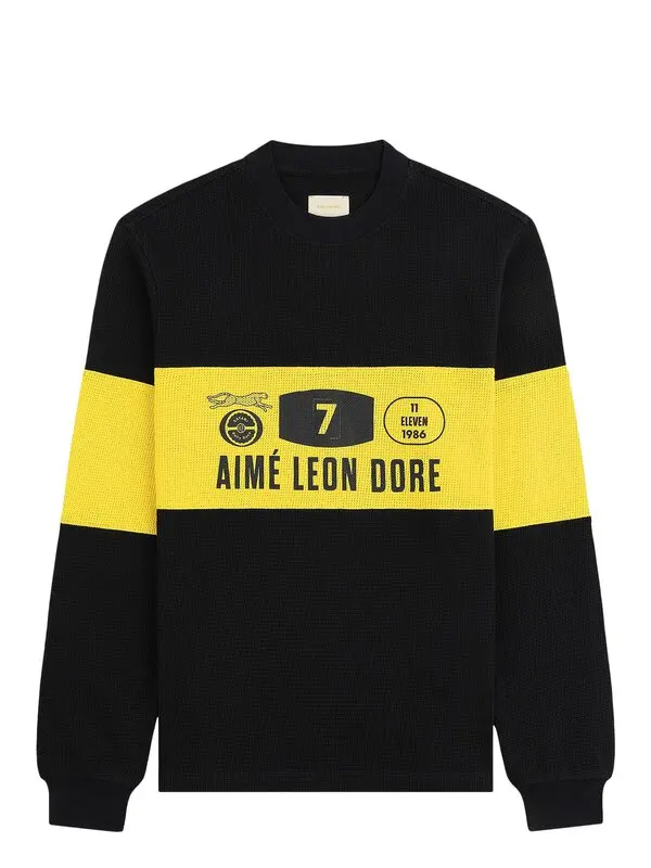 Aimé Leon Dore Long-sleeve Rally Tee - Black