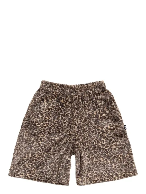 StÜssy Leopard Print Short - Brown