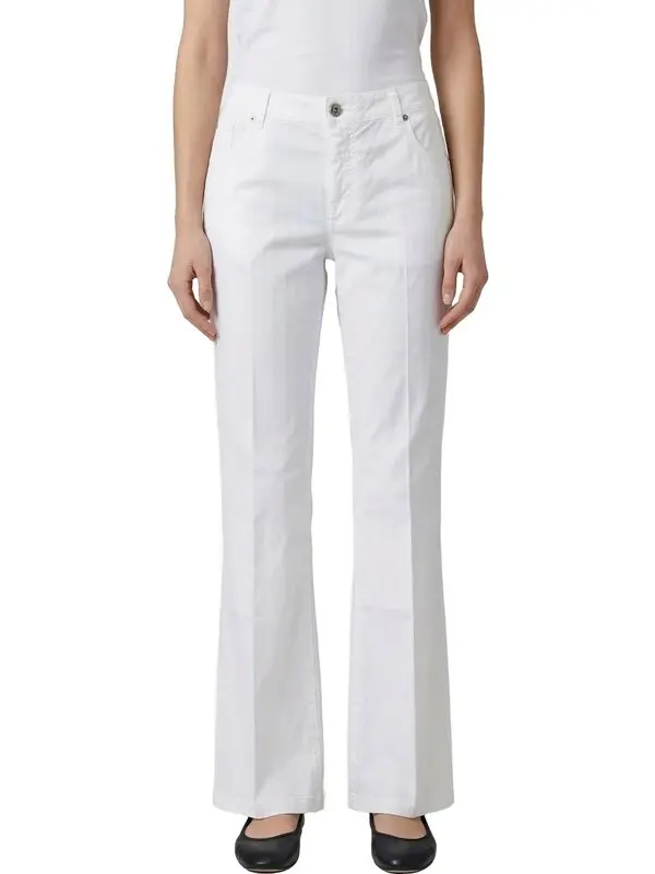 Etro Flared Stretch Denim Jeans - White