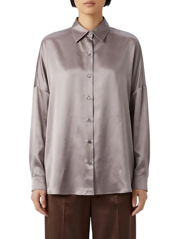 Dries Van Noten Silk Shirt - Nude