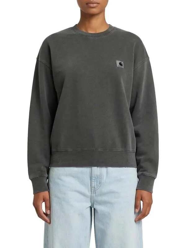 Carhartt Work In Progress Cotton Crewneck Sweatshirt - Black