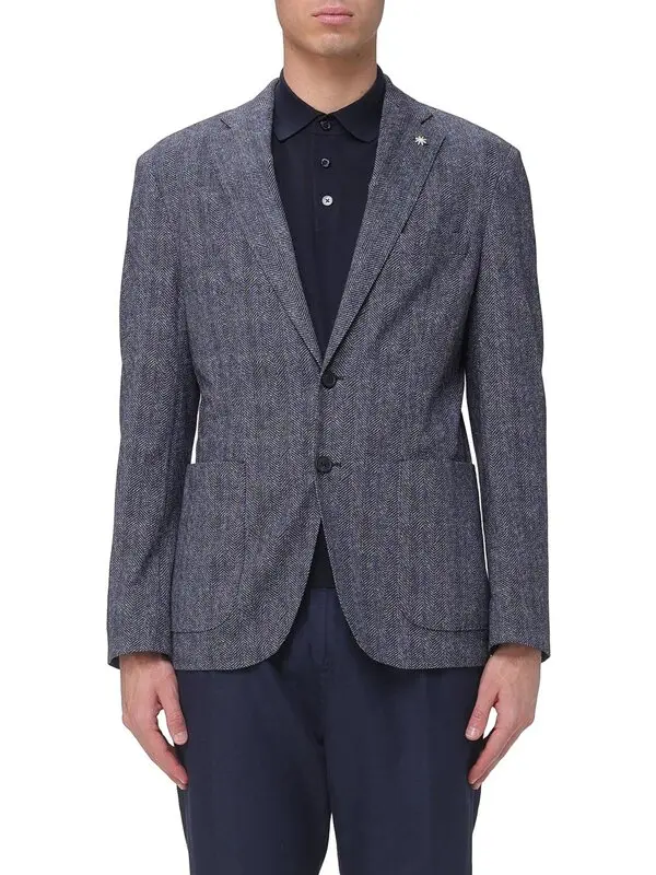 MANUEL RITZ Jacket - Blue