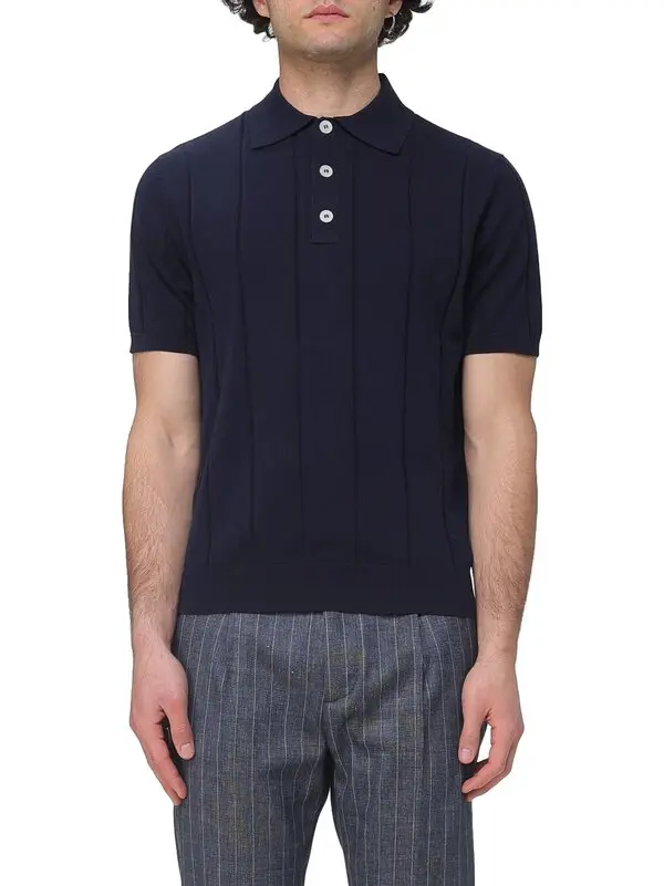 MANUEL RITZ Polo Shirt - Blue