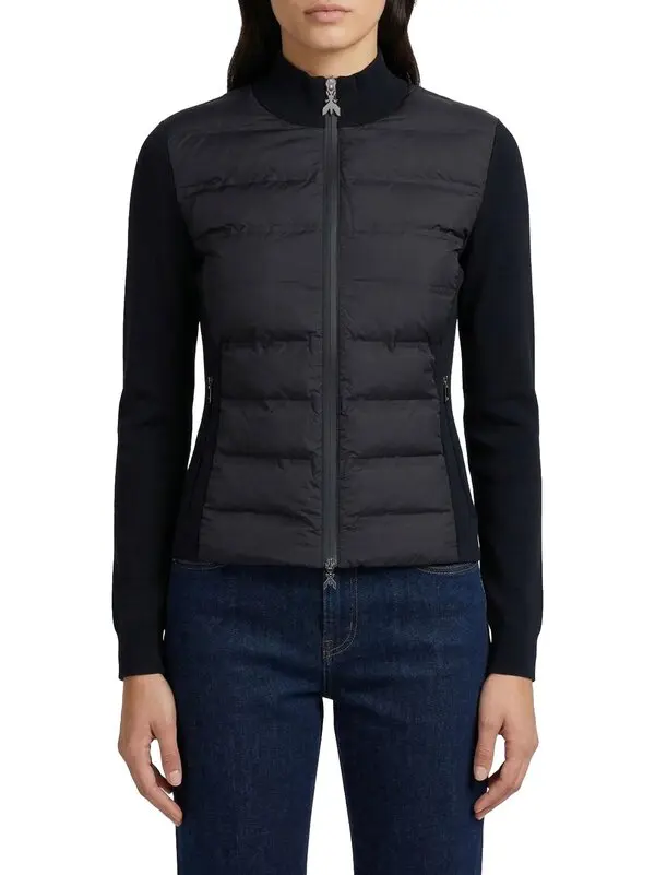 Patrizia Pepe Ultralight Viscose Blend Down Jacket - Black