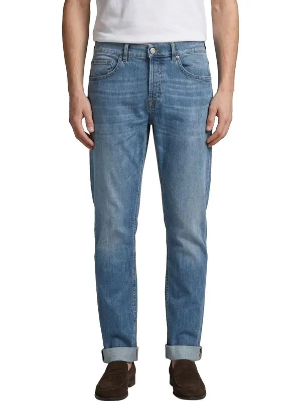 DONDUP Stretch Denim Slim Fit Jeans - Blue