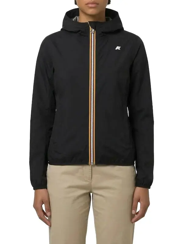 K-WAY Lightweight Hooded Jacket - Black