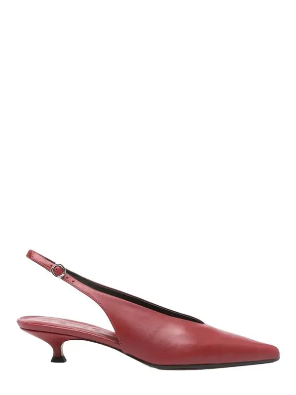 AeydĒ Pointed Toe Slingback Pumps - Red