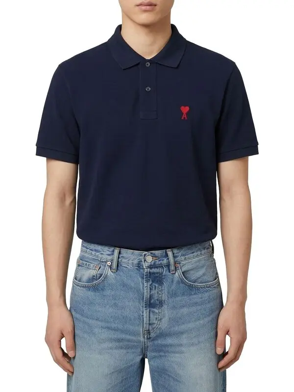 Ami Polo Shirt - Blue