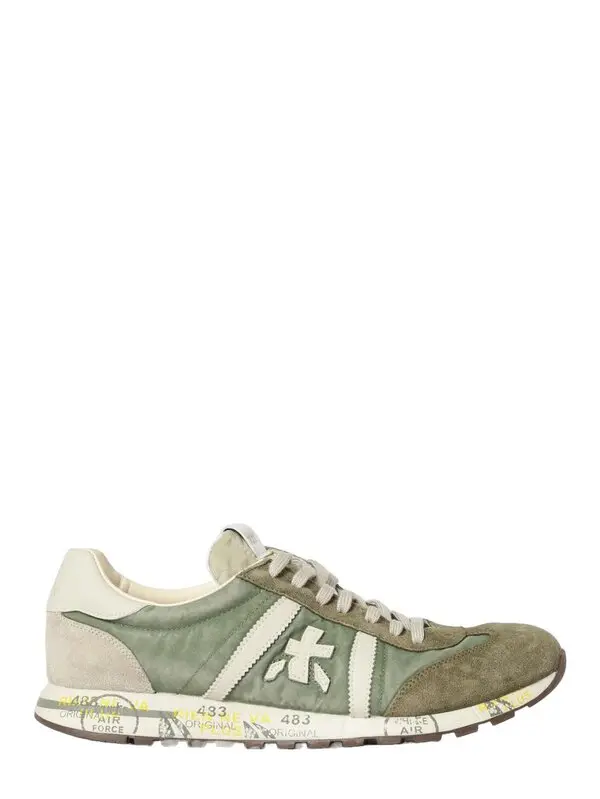 Premiata Lace-up Suede Sneakers - Green