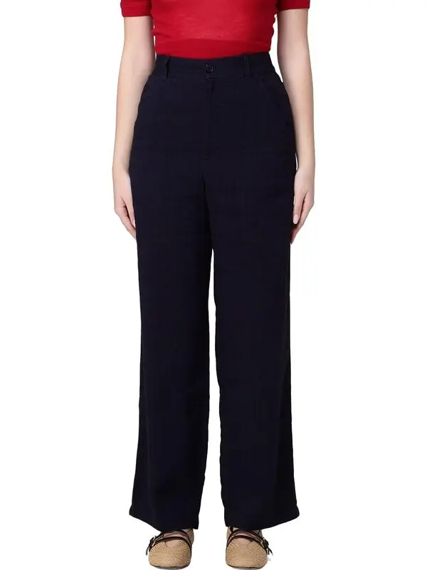 Barena Venezia Wide Leg Trousers - Blue