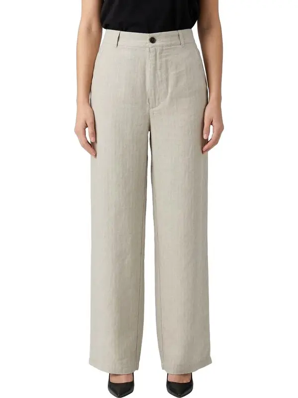 Barena Venezia Wide-leg Linen Blend Trousers - White