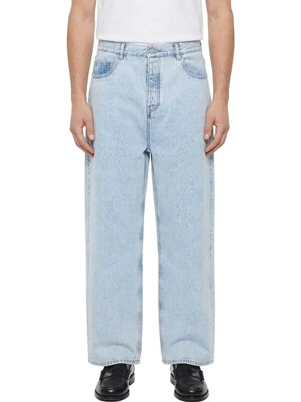 Drole De Monsieur Wide Leg Jeans - Blue
