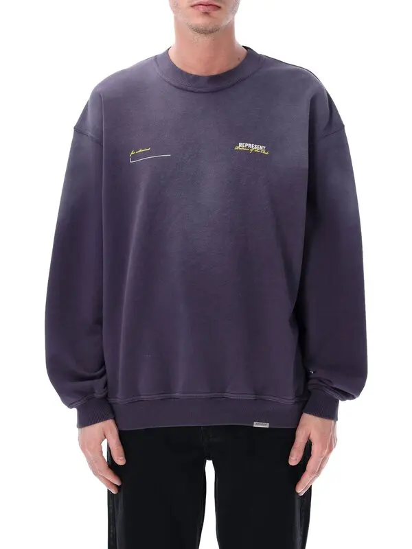 REPRESENT Crewneck Sweatshirt - Plum