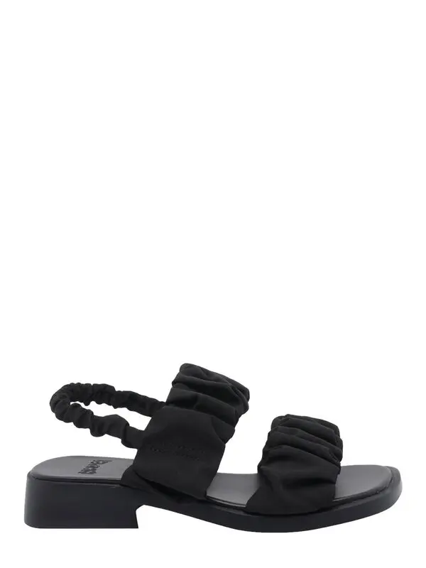 Camper Heeled Sandal - Black