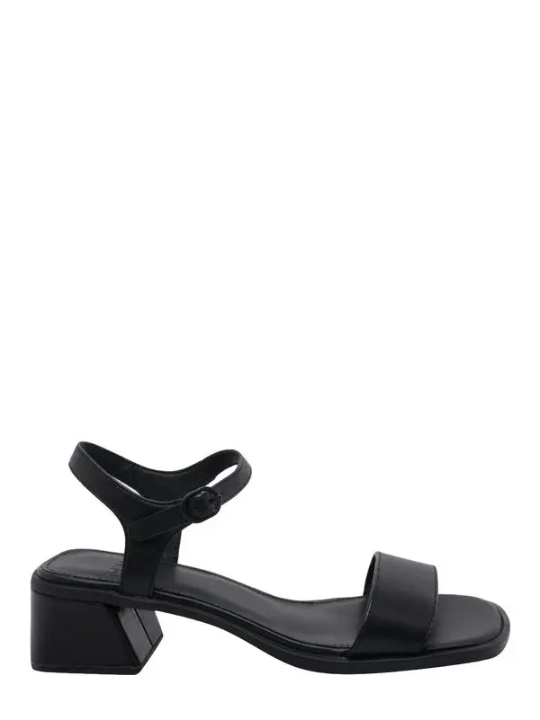 Camper Kora Leather Sandals - Black