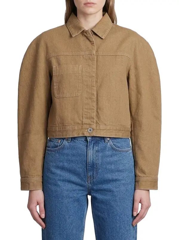 Jacquemus Ovalo Cotton Jacket - Beige