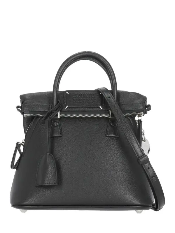MAISON MARGIELA Leather Shoulder Bag - Black