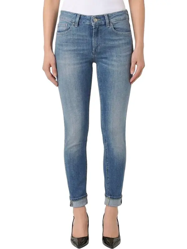 DONDUP Skinny Fit Stretch Denim Jeans - Blue