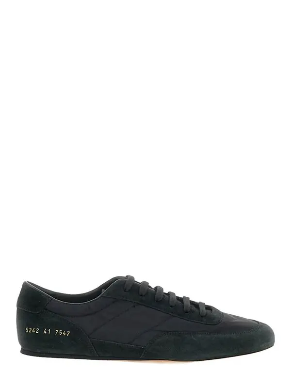 COMMON PROJECTS Minimal Runner Suede And Nylon Lace-up Sneakers - Black