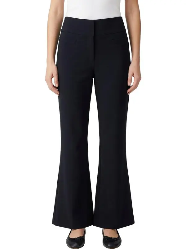 COURREGES Wide Leg Trousers - Black