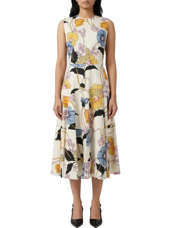 Marni Dress - Yellow Cream