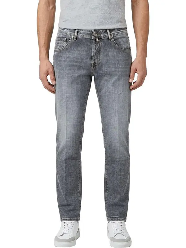 Jacob Cohen Slim Fit Stretch Cotton Denim Jeans - Black