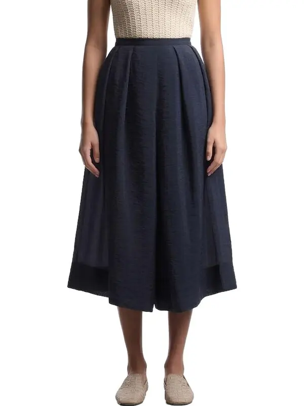 Emporio Armani Pleated Skirt - Blue