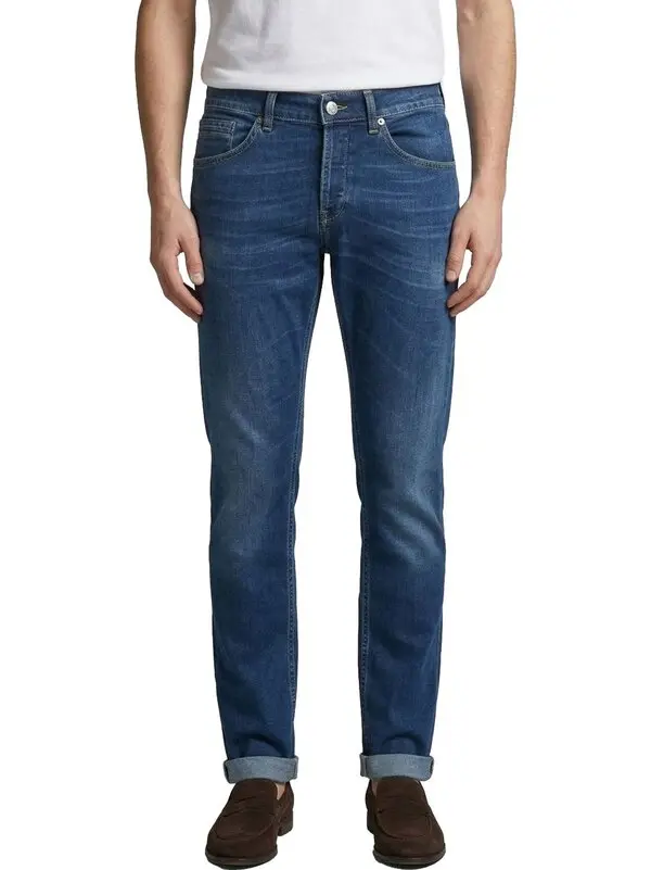 DONDUP Slim Fit Stretch Denim Jeans - Blue