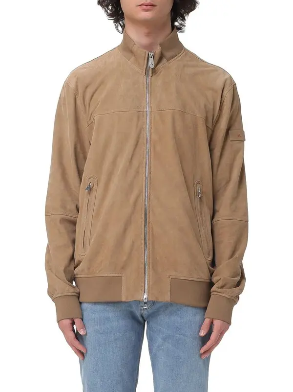 Peuterey Suede Bomber Jacket - Grey