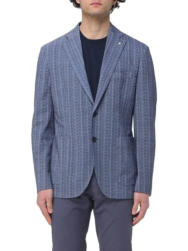 MANUEL RITZ Tailored Blazer - Navy