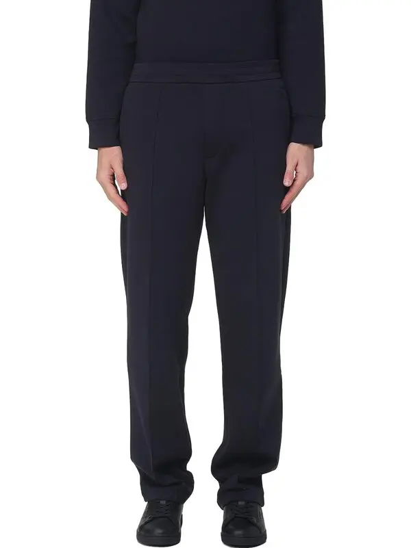 Emporio Armani Straight Leg Trousers - Blue
