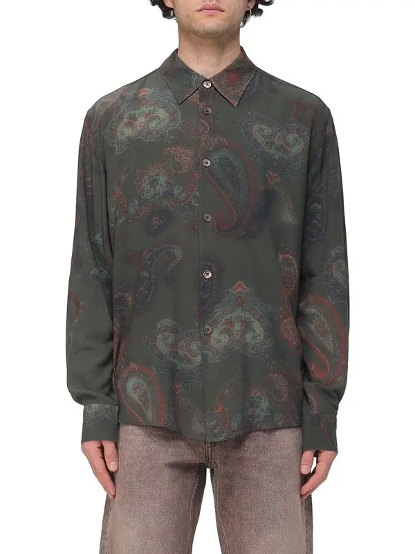 Our Legacy Printed Rayon Shirt - Green