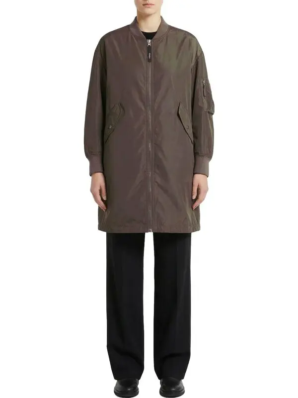 Aspesi Technical Fabric Windbreaker Jacket - Green