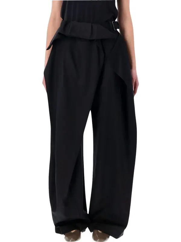 JW Anderson Wide-leg Trousers - Black