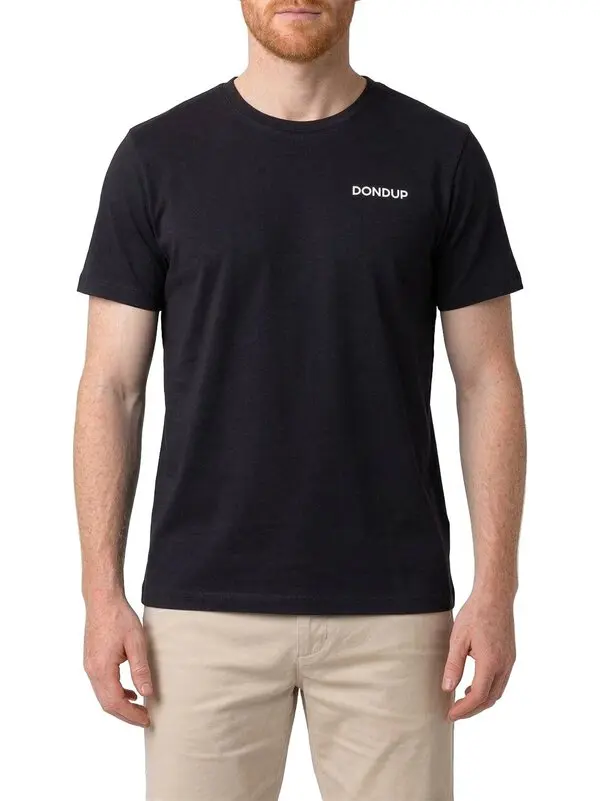 DONDUP Cotton Crew-neck T-shirt - Blue