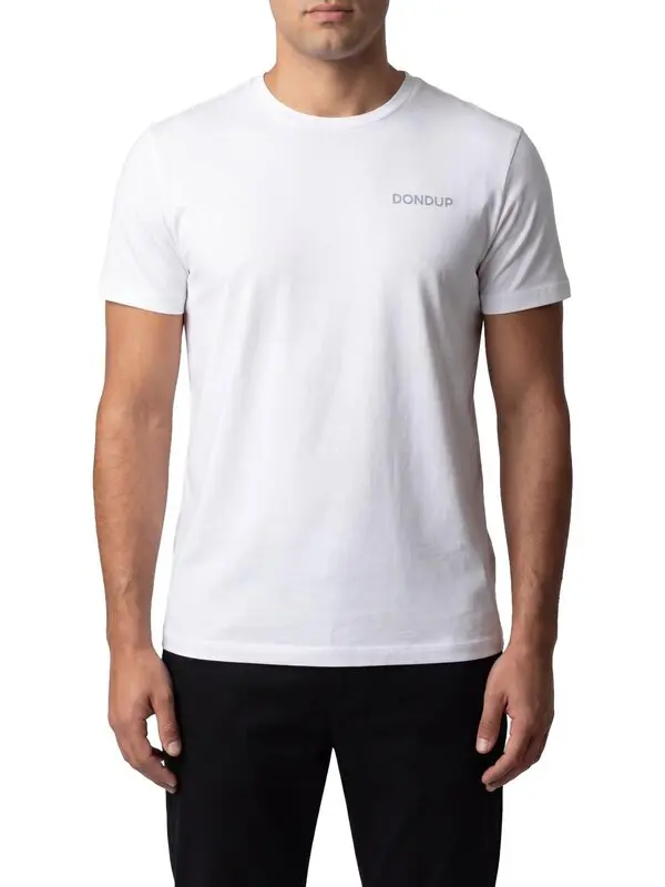 DONDUP Cotton Crew-neck T-shirt - White