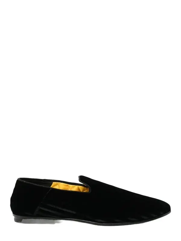 TOM FORD Steven Velvet Loafers - Black
