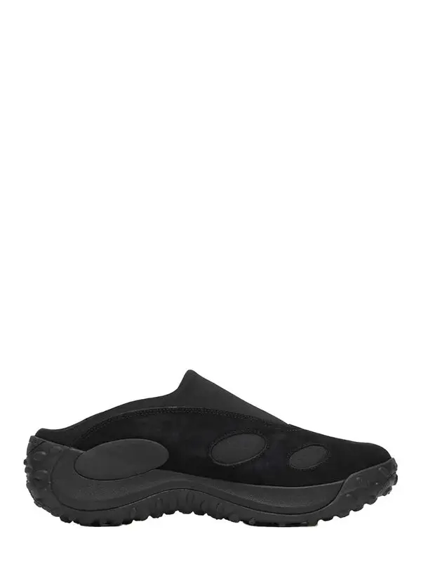 Merrell Suede And Neoprene Jungle Trek Mules - Black