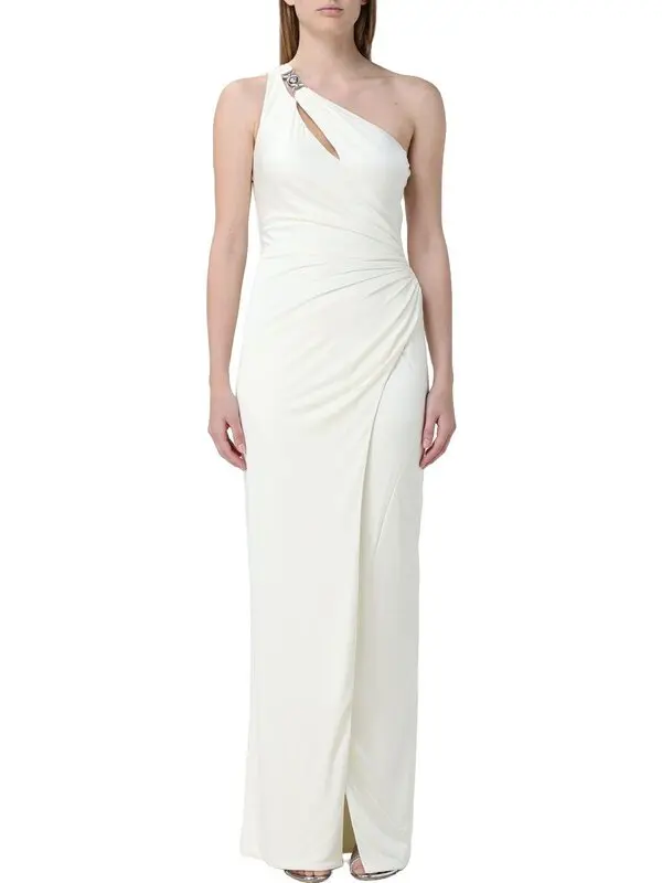 Versace One-shoulder Draped Gown - Ivory