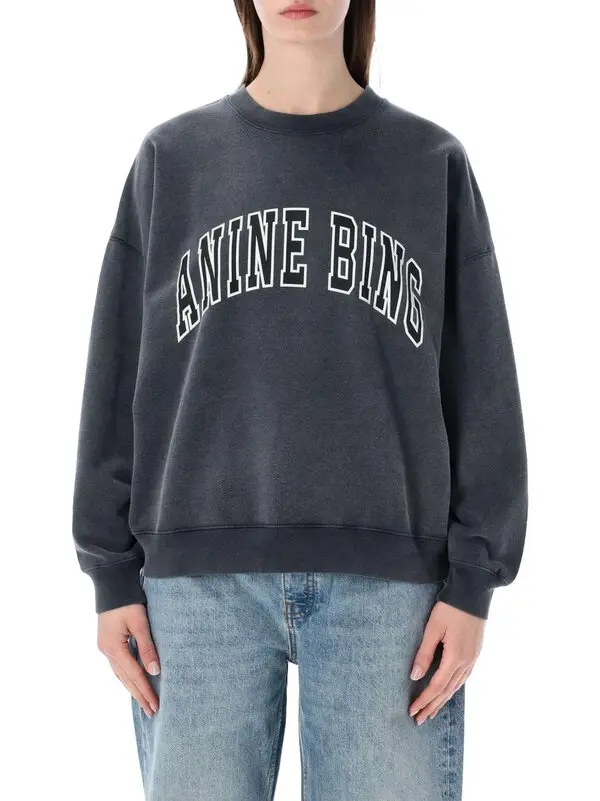 ANINE BING Crewneck Sweatshirt - Black