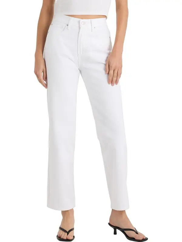 Quince Bella Rigid Straight Jeans - Whiteout