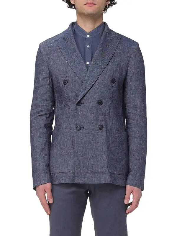 MASON'S Double Breasted Jacket - Blue