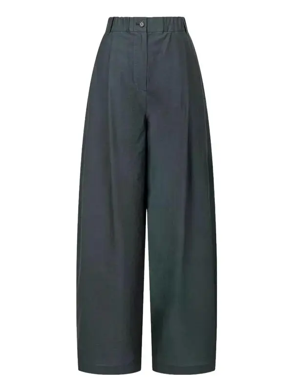 STUDIO TOMBOY Pleated Wide-leg Trousers - Grey