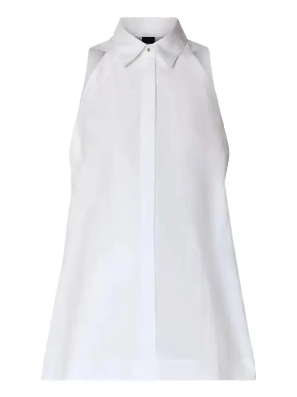 BOSS A-line Sleeveless Shirt - White