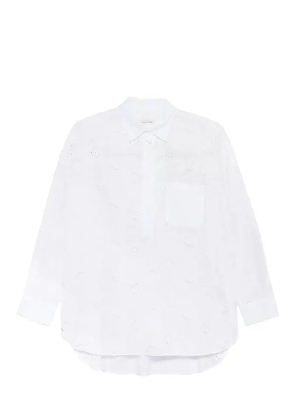 ARCHIVIO '67 Floral Broderie Shirt - White